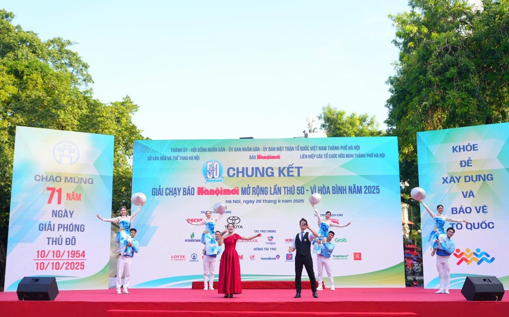 Hanoimoi Newspaper Run for Peace 2025 attracts over 3,000 participants