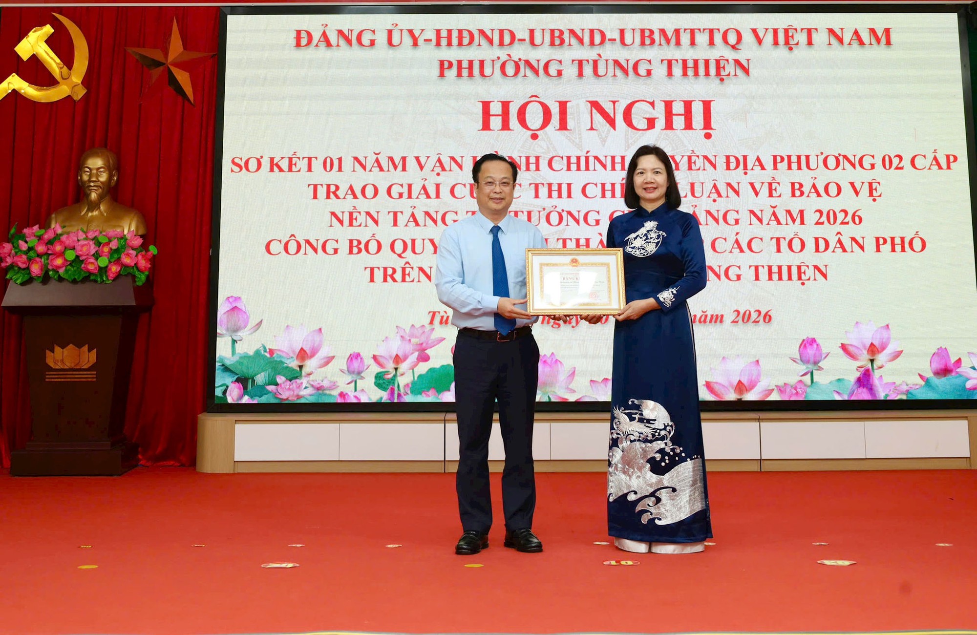 Phường Tùng Thiện ghi dấu ấn sau một năm vận hành chính quyền địa ...